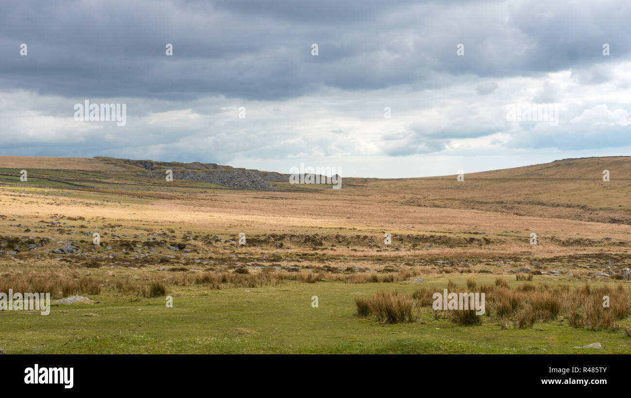 Devon moors rugged terrain hi-res stock photography and images - Alamy