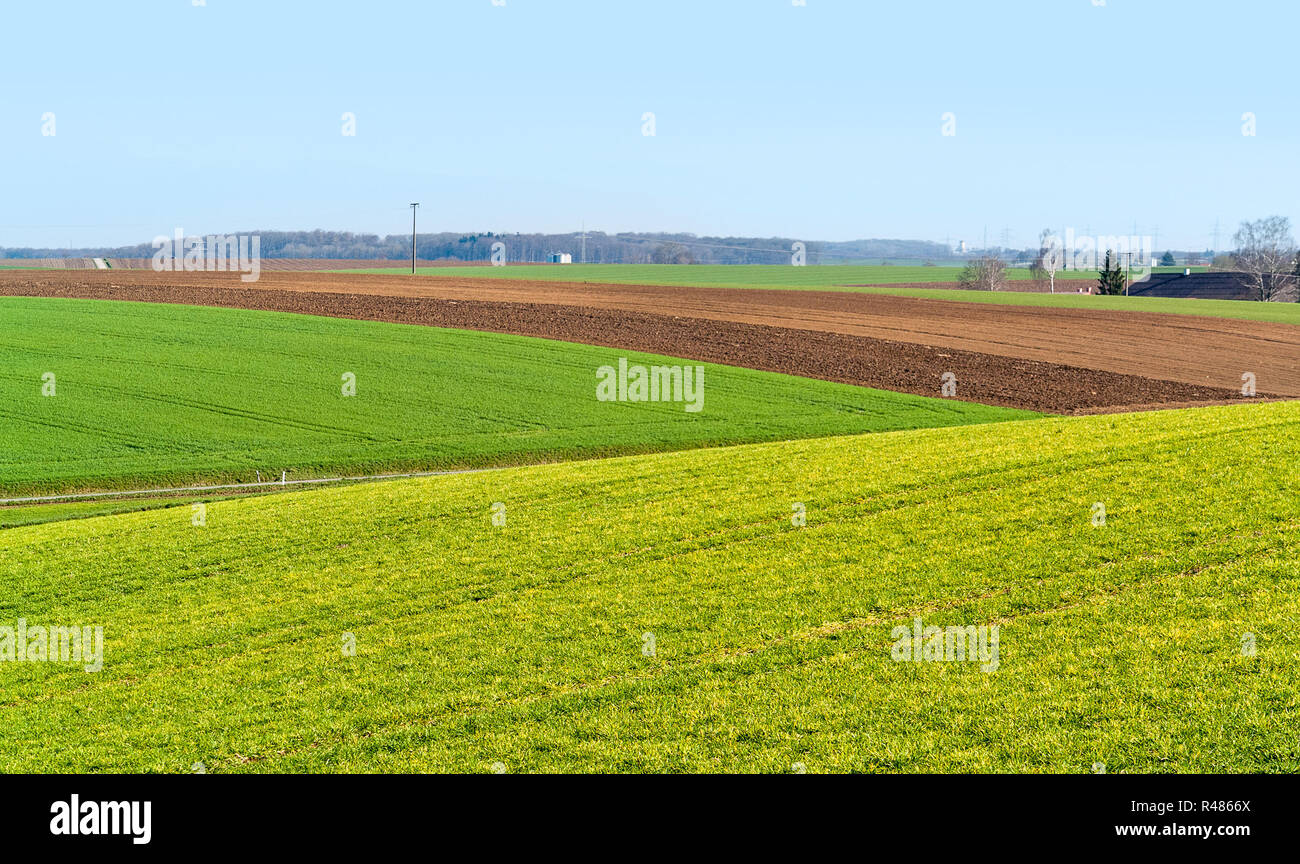 rural spring time scenery Stock Photo - Alamy