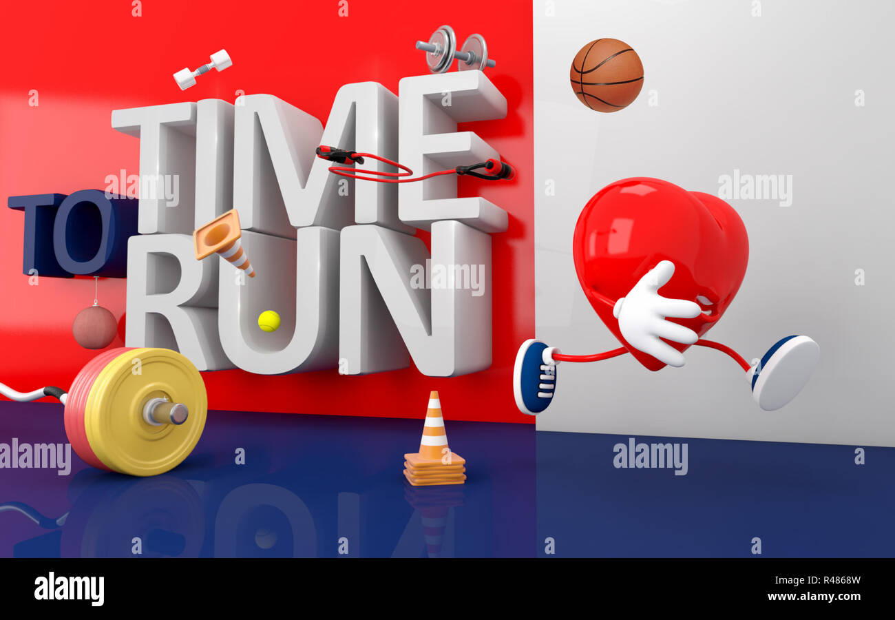 Time To Run Concept Stock Photo - Alamy