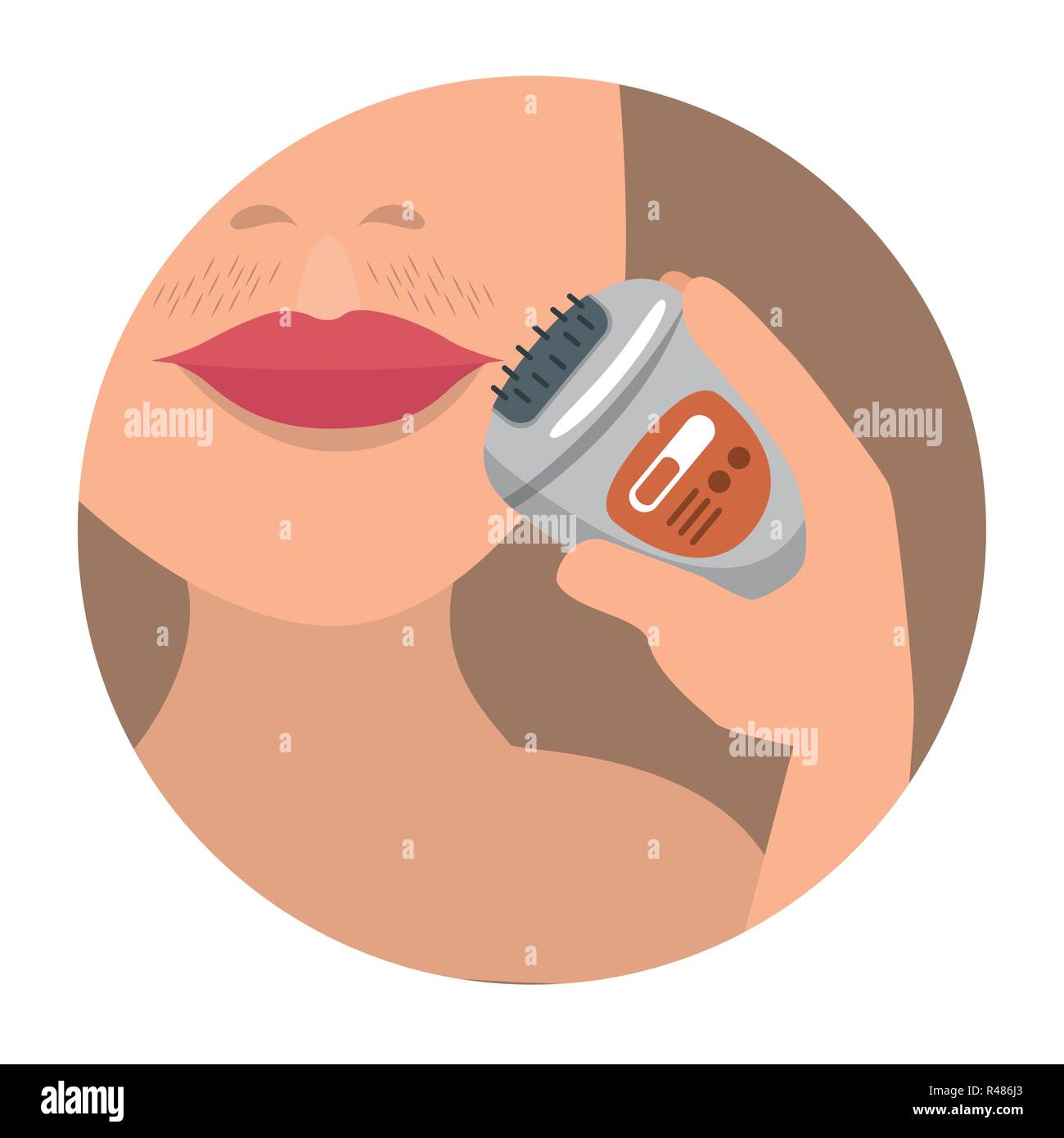 Hair removal products Stock Vector Images - Alamy