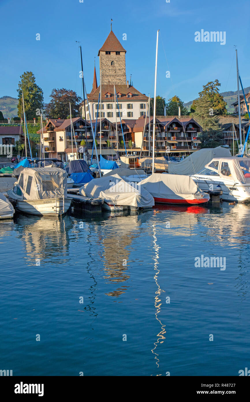 Spiez castle hi-res stock photography and images - Alamy