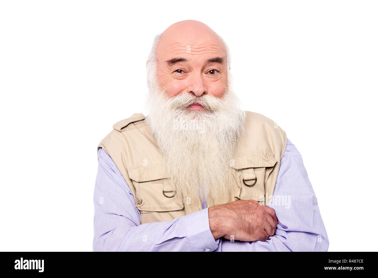 Image of a hoary old man Stock Photo - Alamy