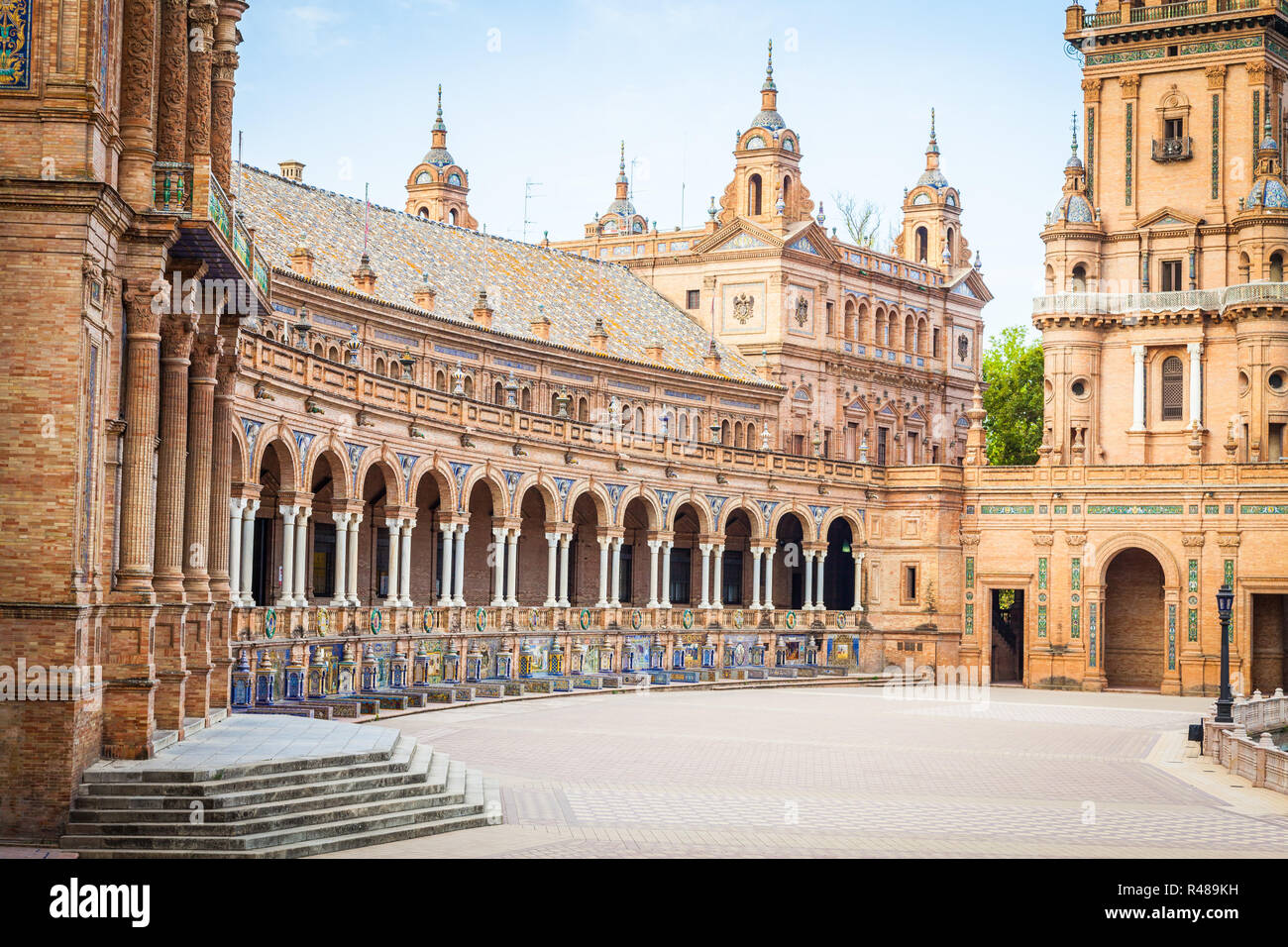 Seville Spain Square Stock Photo - Alamy