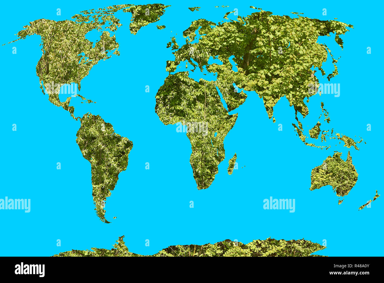 map of the world Stock Photo - Alamy