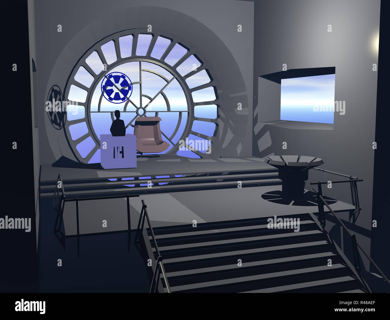 futuristic office space Stock Photo - Alamy