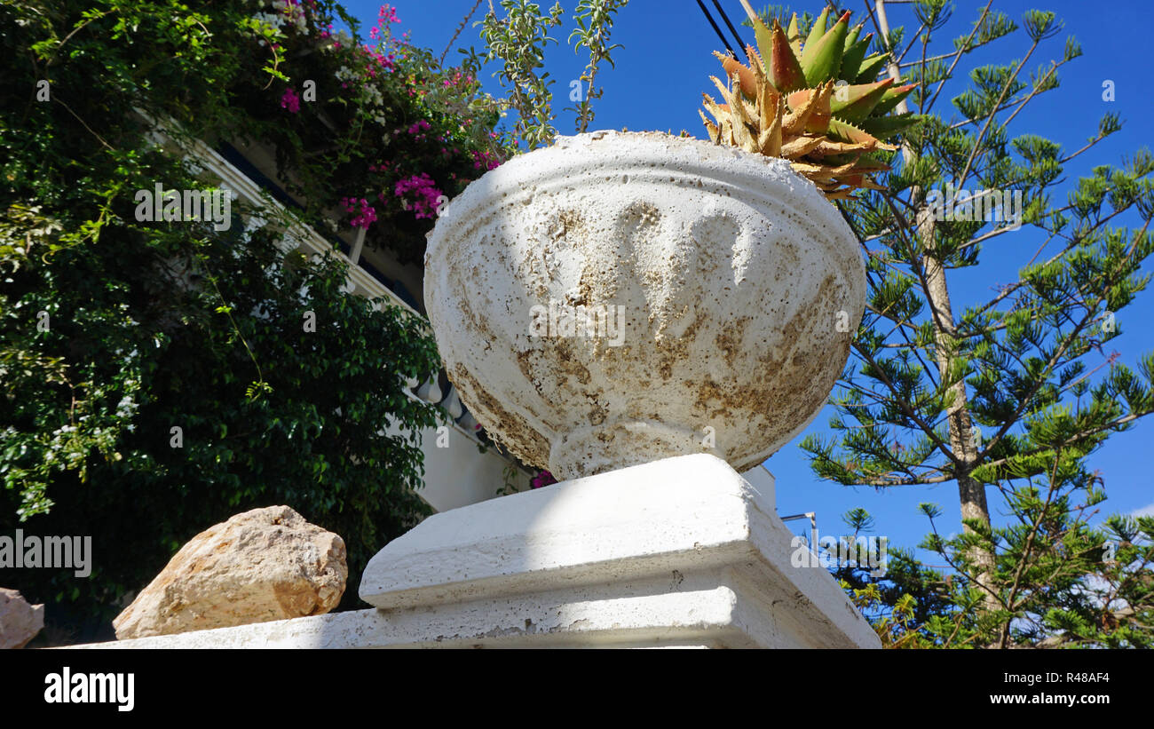 traditional greek village exo gonia on santorini Stock Photo - Alamy