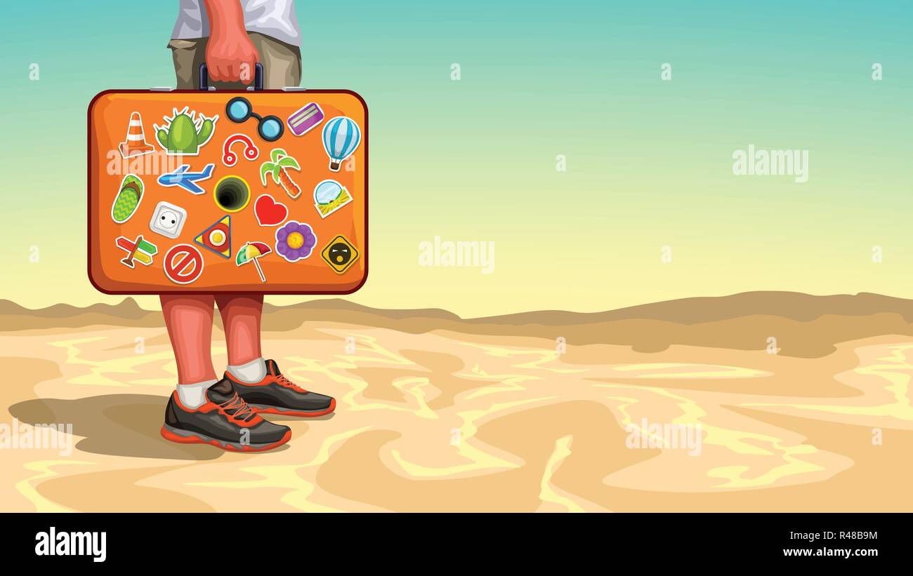 Traveller tour Stock Vector Images - Alamy