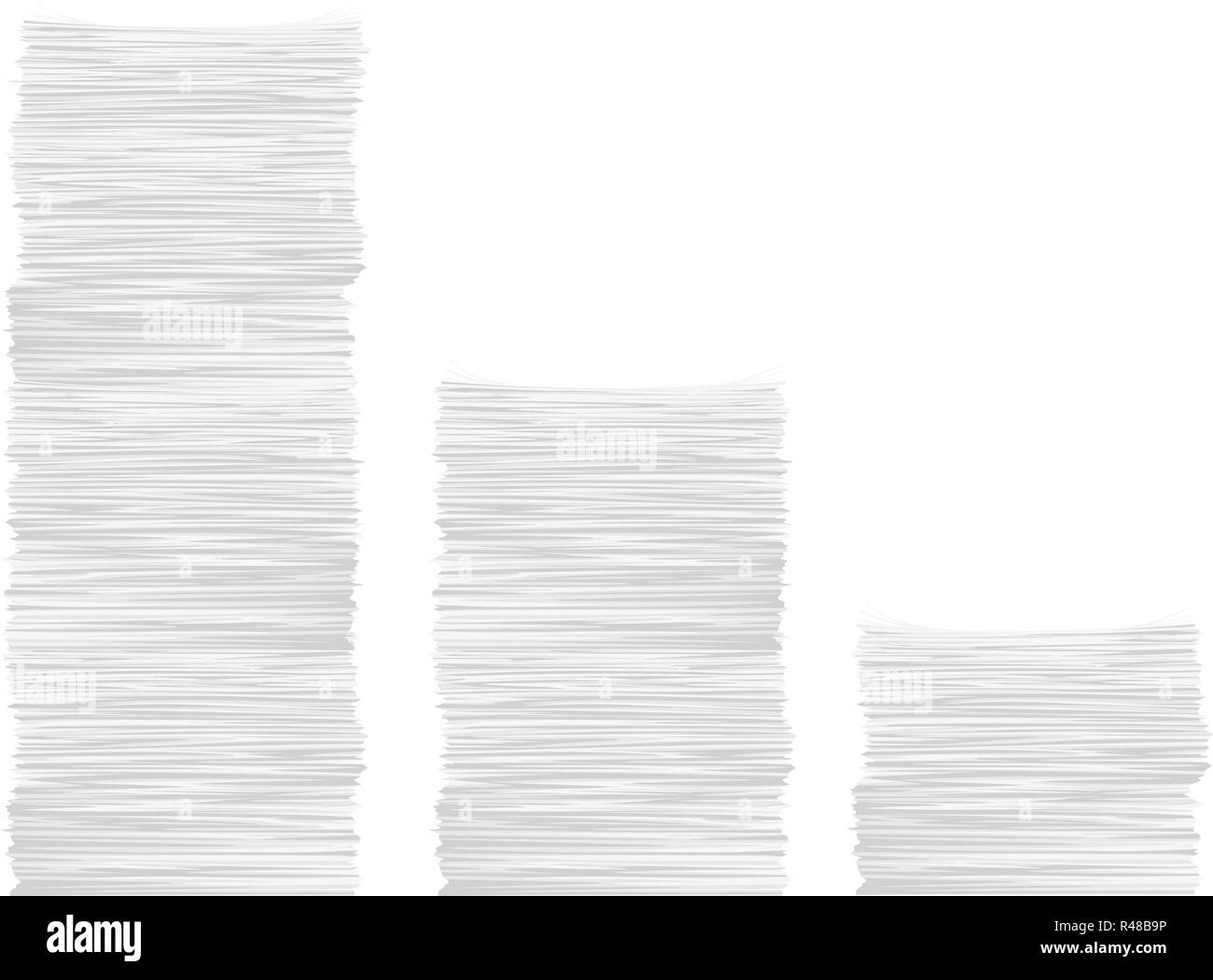 paper stack set Stock Vector Image & Art - Alamy