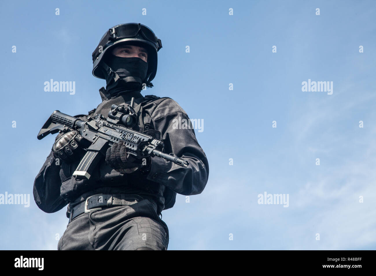 Spec ops police SWAT Stock Photo - Alamy