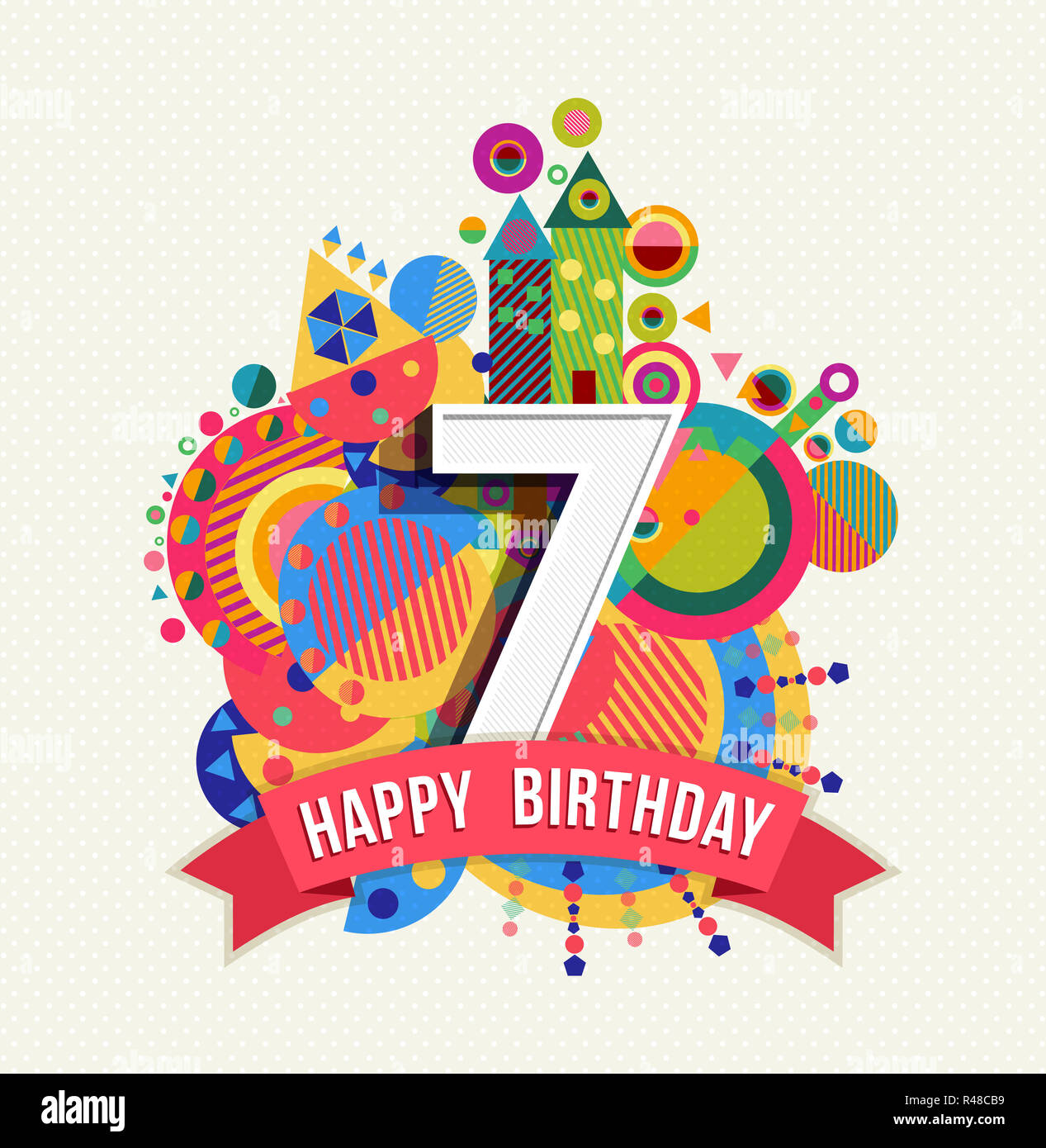 Happy 7th Birthday Cards Printable