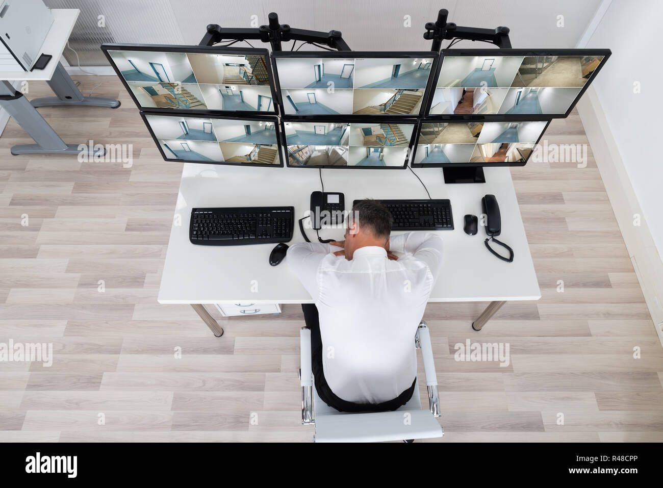 Sleeping Security Guard High Resolution Stock Photography and Images ...