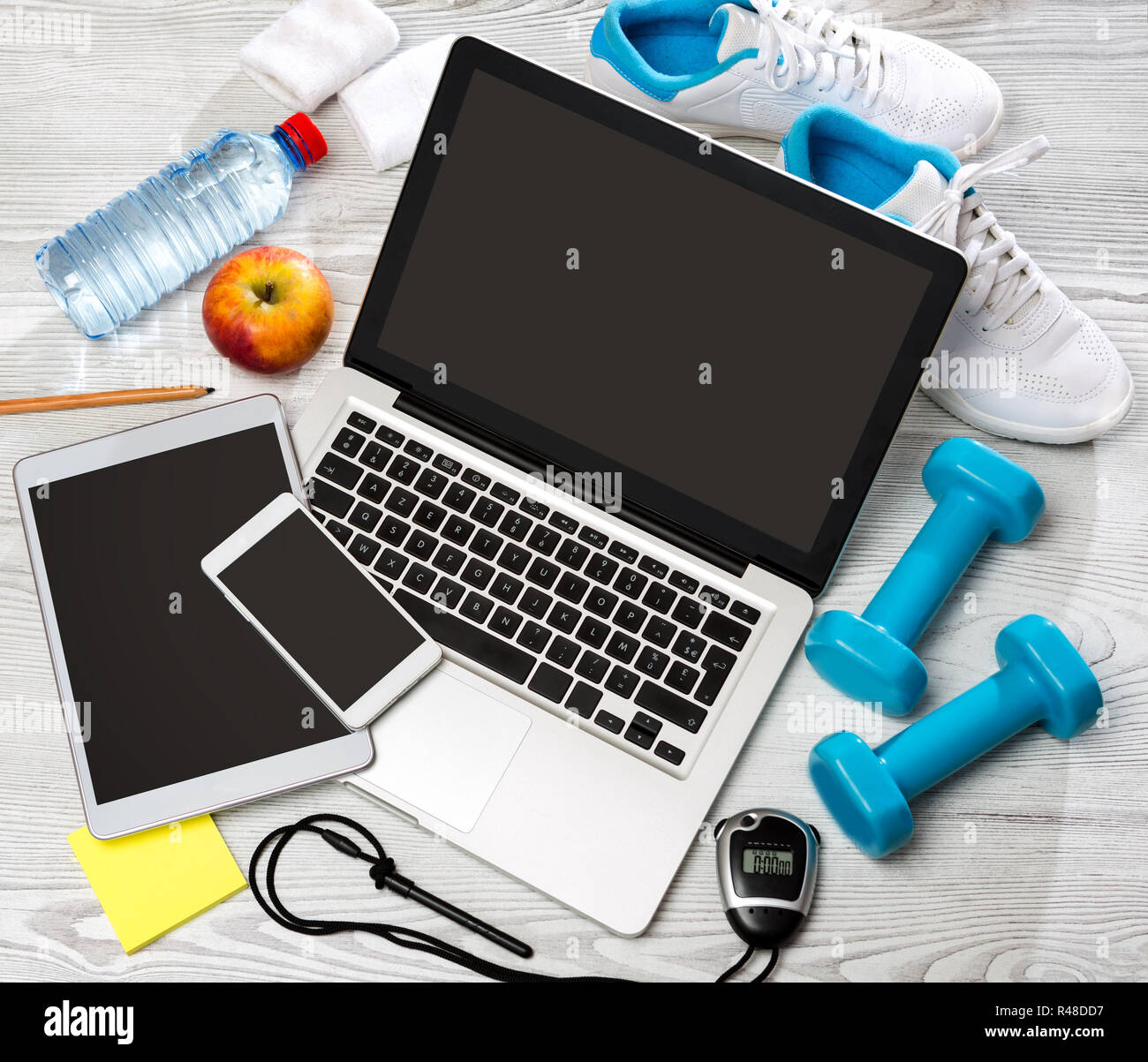 Dumbbell water bottle chronometer hi-res stock photography and images ...