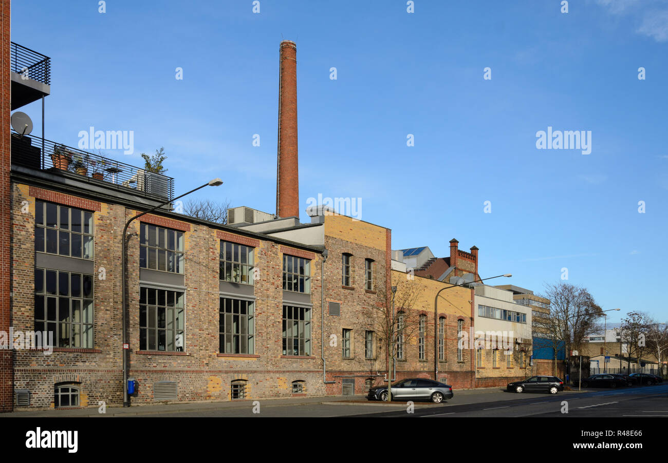 brick facade industrial building Stock Photo - Alamy