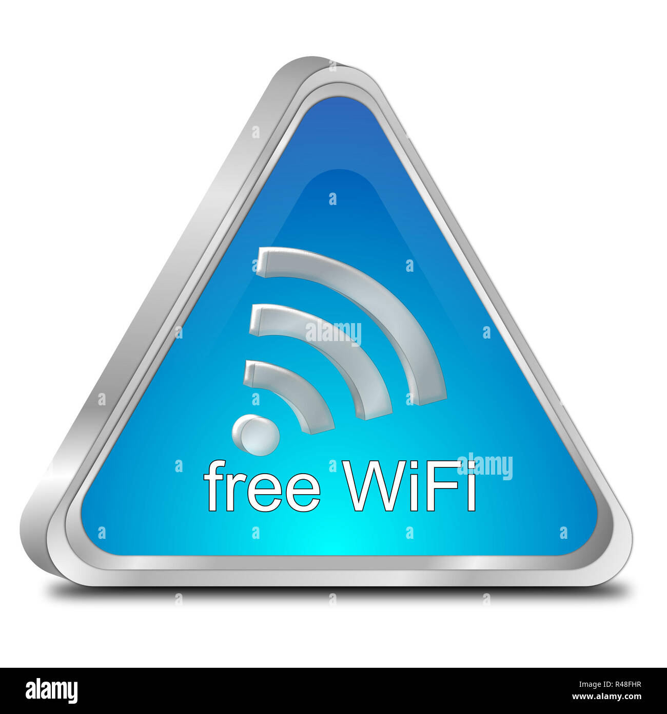Wifi symbol silver hi-res stock photography and images - Alamy