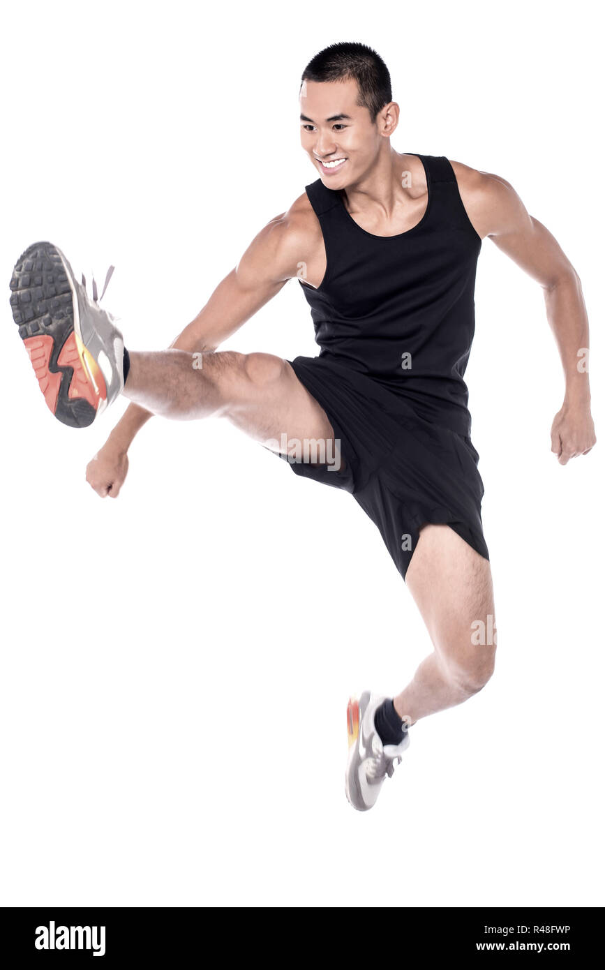 Male bodybuilder laughing hi-res stock photography and images - Alamy