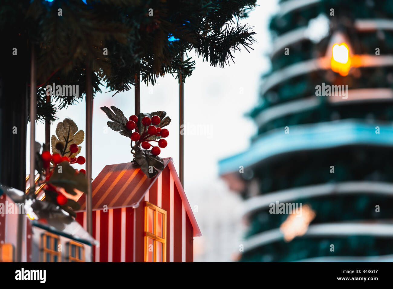 Christmas background; Christmas decorations Stock Photo - Alamy