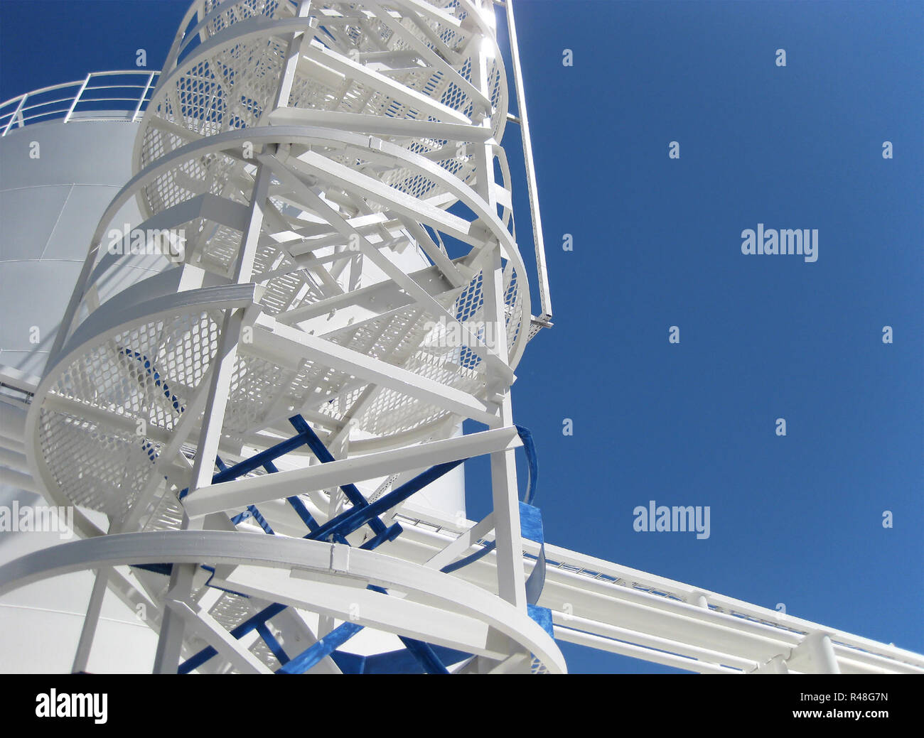 Water tower ladder climbing hi-res stock photography and images - Alamy