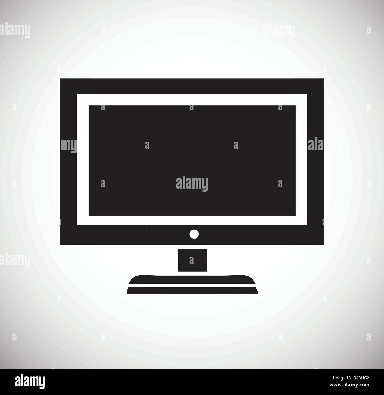 Digital screen on white background for graphic and web design, Modern ...