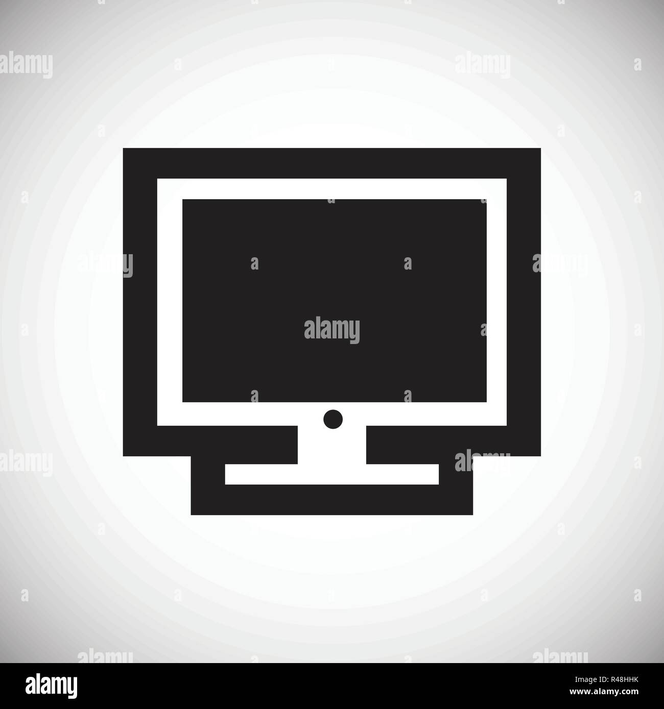 Digital screen on white background for graphic and web design, Modern ...