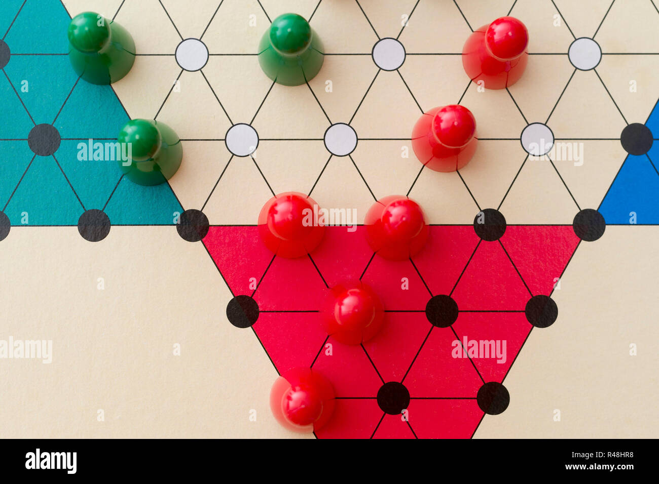 halma - chinese checkers Stock Photo - Alamy