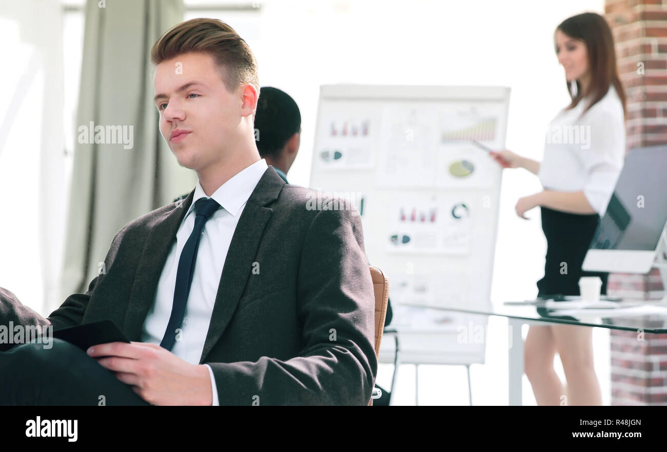 employees in the workplace in the office Stock Photo - Alamy