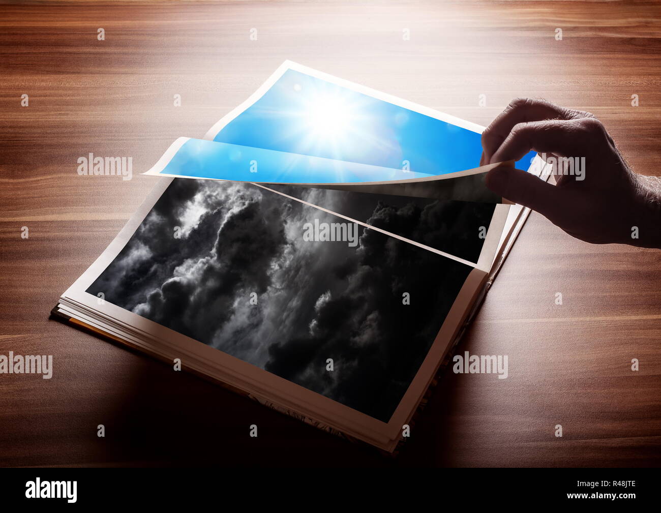 Book flip effect hi-res stock photography and images - Alamy