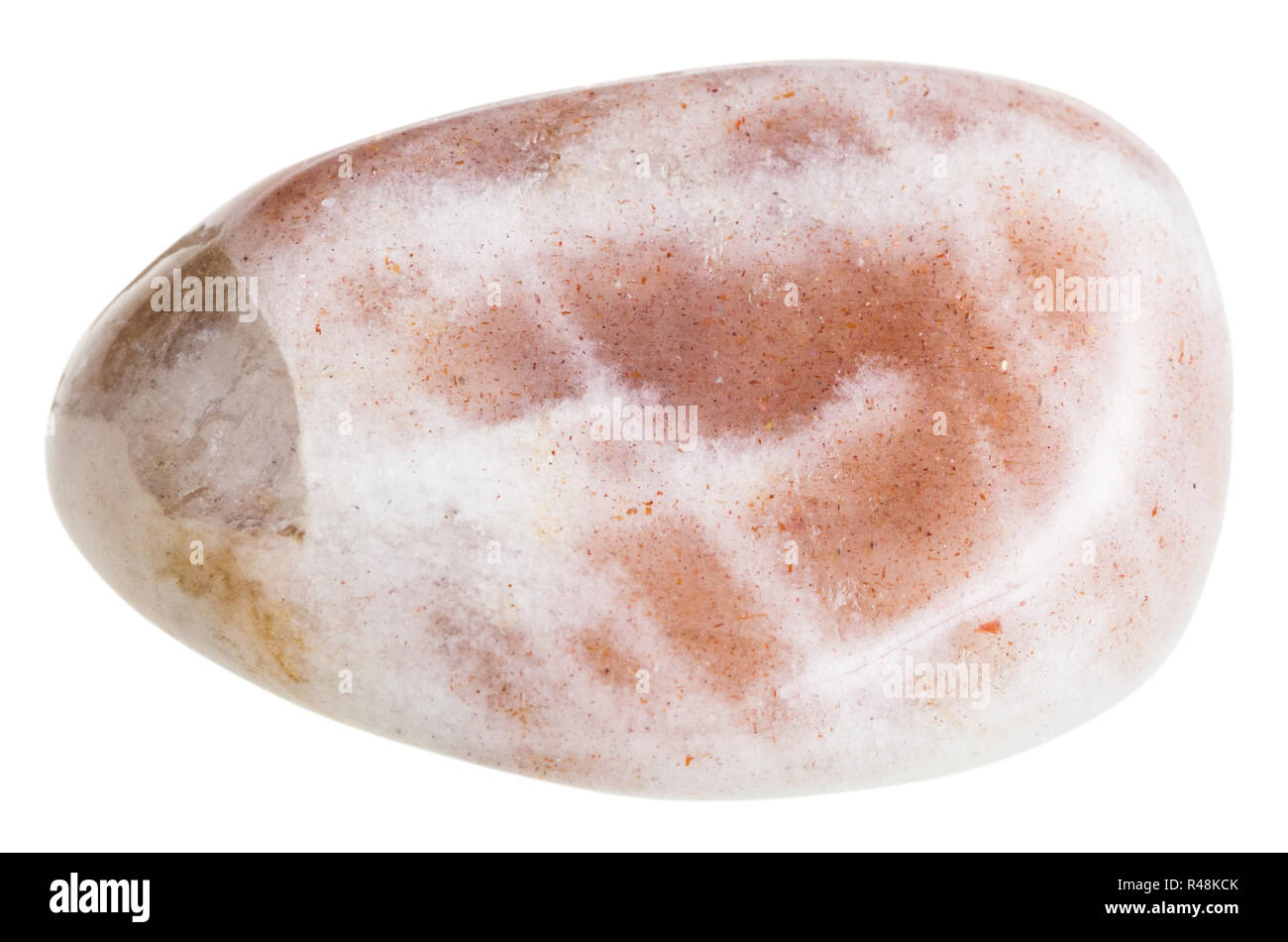 polished moonstone mineral gem stone isolated Stock Photo - Alamy