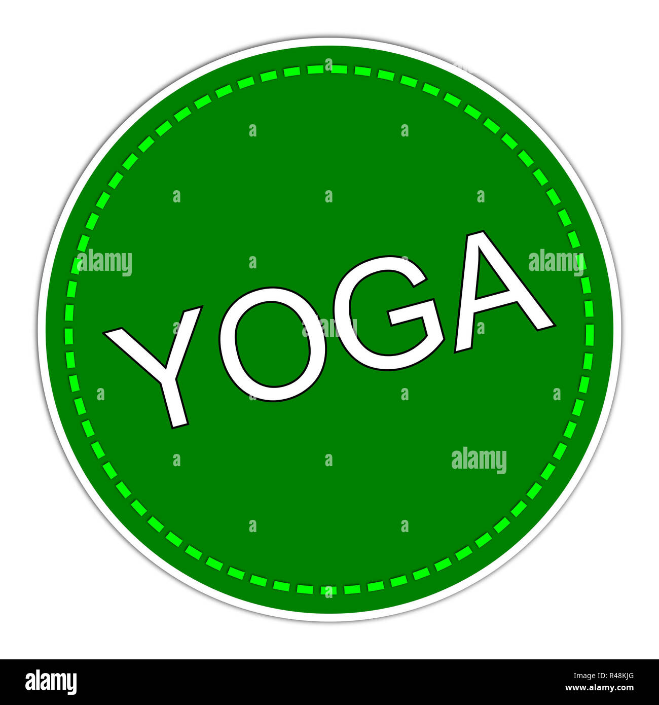 Yoga sticker hi-res stock photography and images - Alamy