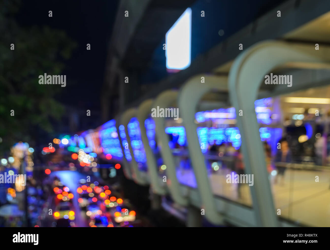Driving night construction site hi-res stock photography and images - Alamy