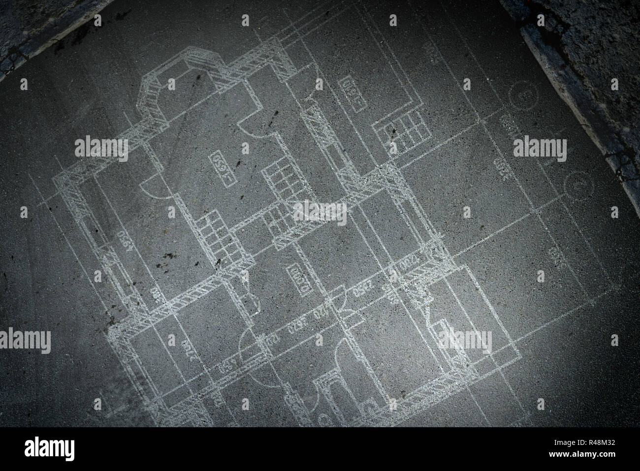 Floor plan drawings hi-res stock photography and images - Alamy