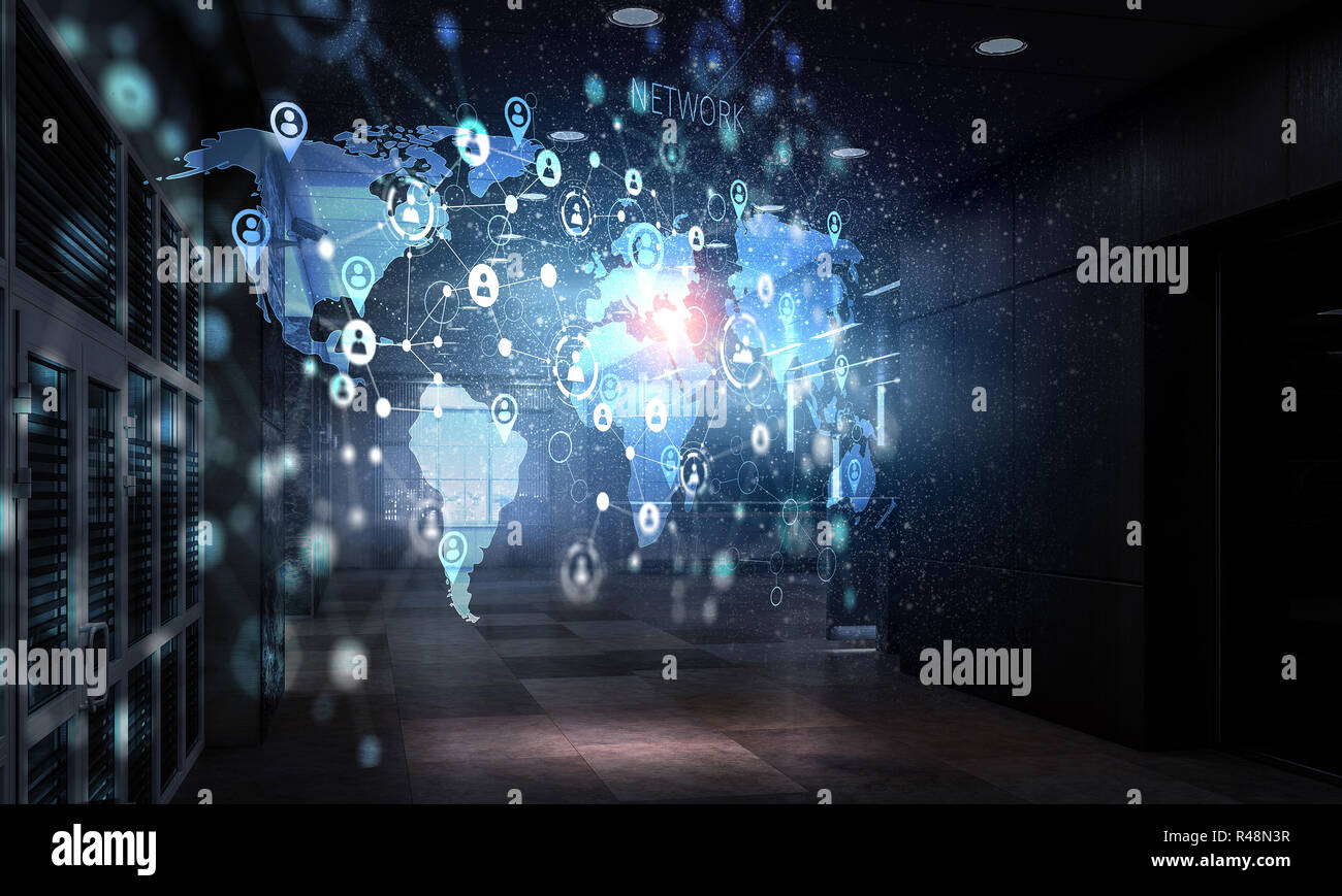 Innovative technology background Stock Photo - Alamy