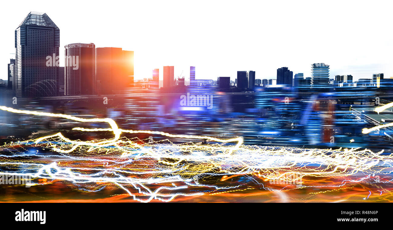 Innovative technology background Stock Photo - Alamy