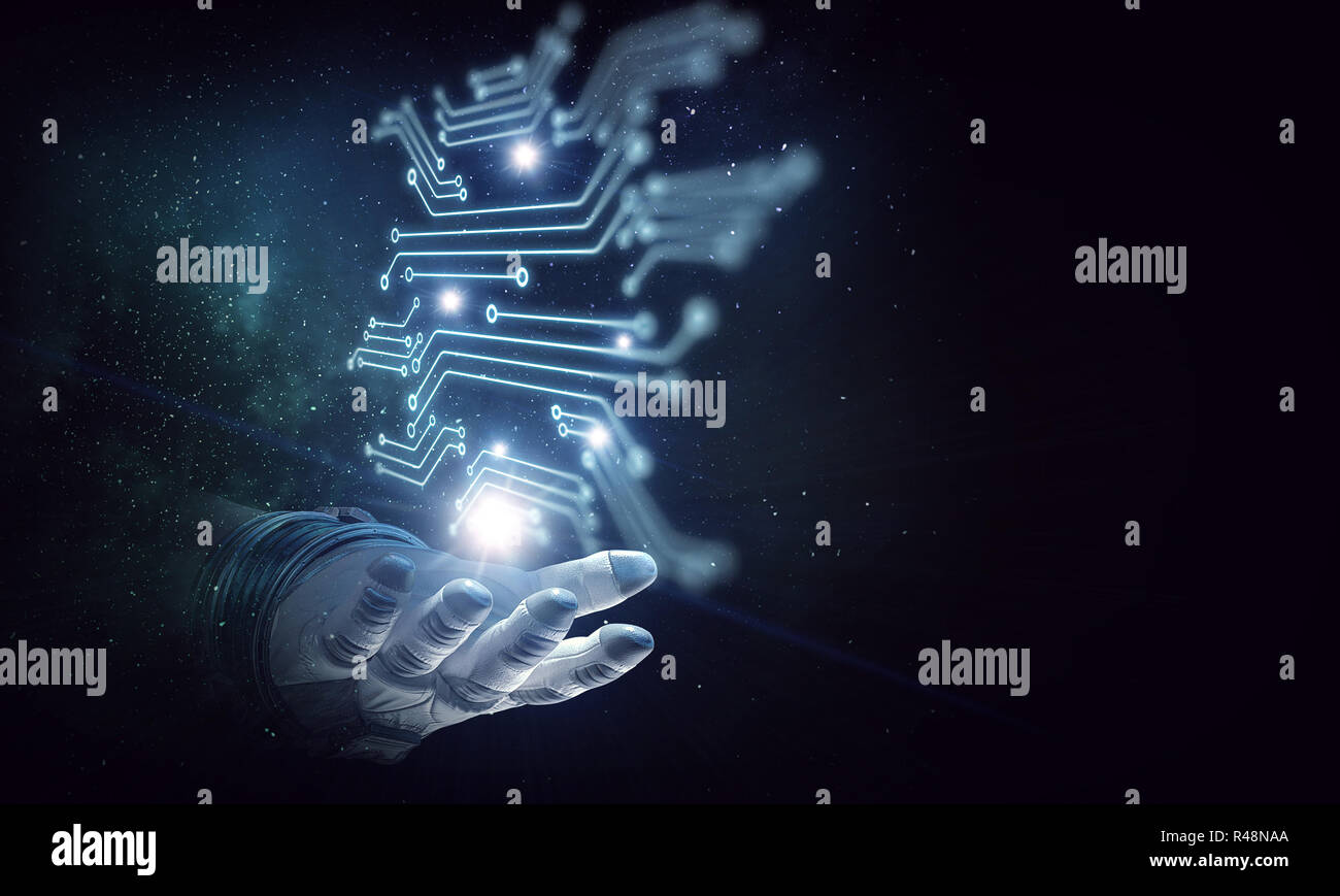 Creating the technology Stock Photo - Alamy