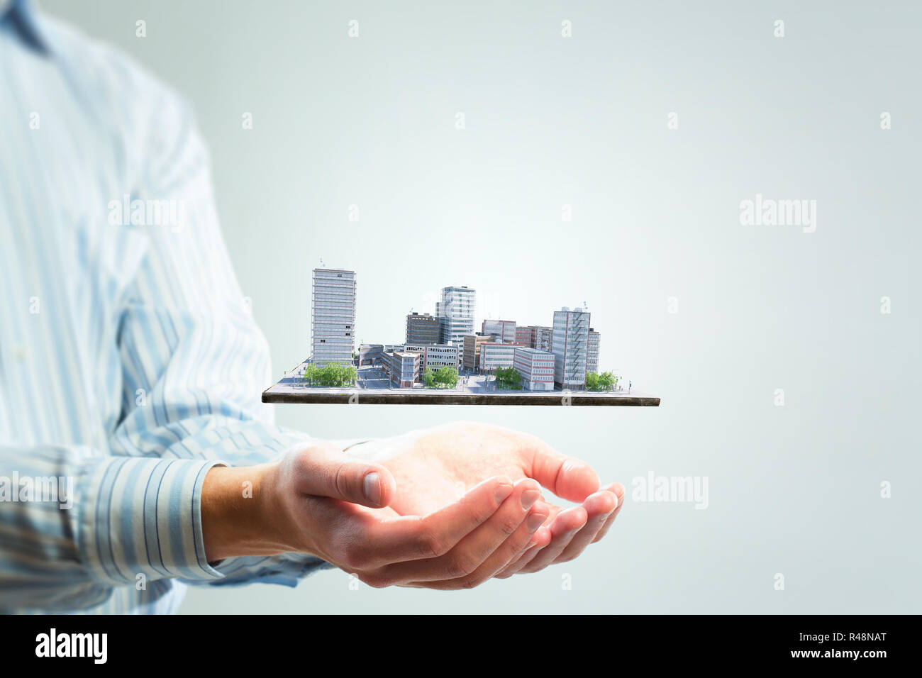 New development project. Mixed media Stock Photo - Alamy