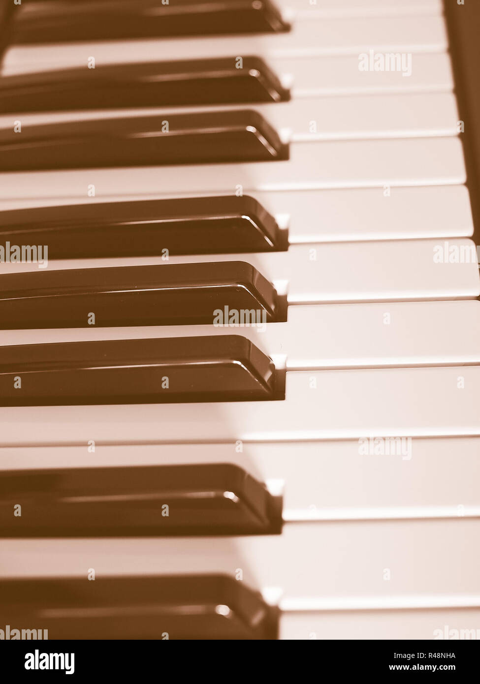 Keyboard electronic instrument vintage Stock Photo - Alamy