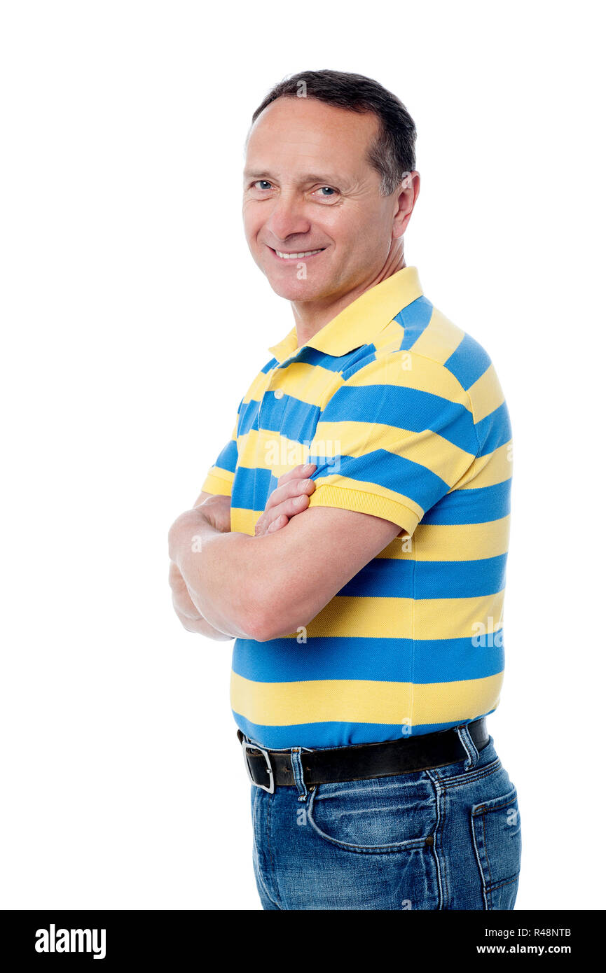 Picture of a senior man Stock Photo - Alamy
