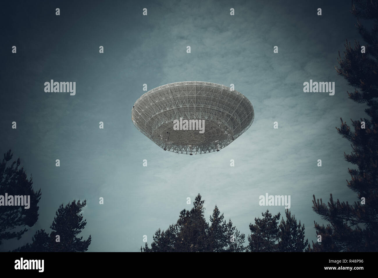 Unidentified flying object Stock Photo - Alamy