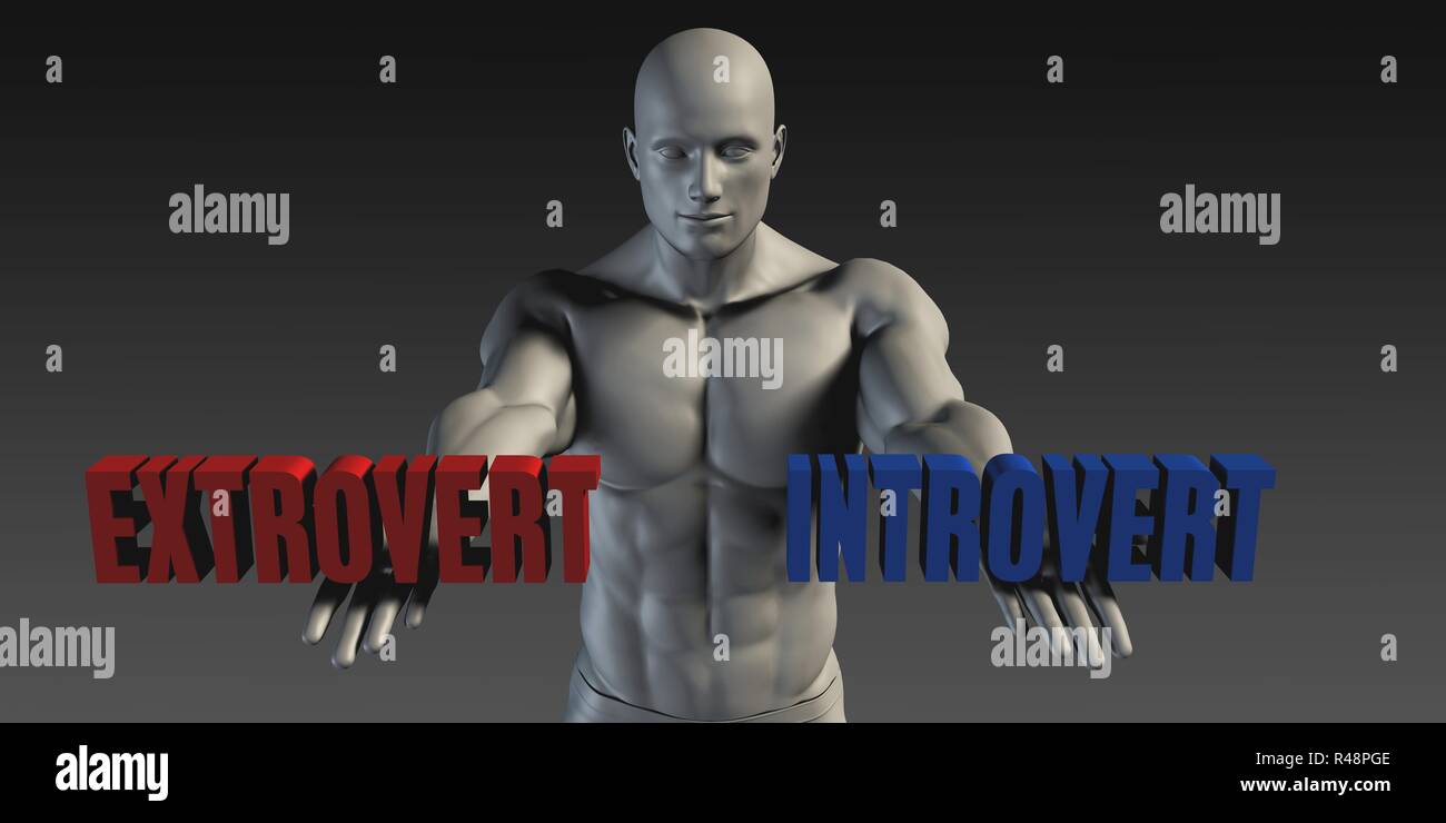 Extrovert, introvert, illustration hi-res stock photography and images ... Extrovert, introvert, illustration hi-res stock photography and images ...