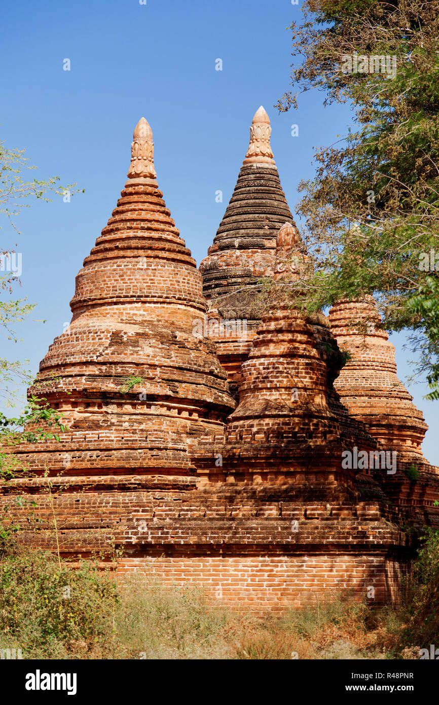 Ancient pagodas in Bagan, Myanmar,Ancient pagodas in Bagan, Myanmar ...