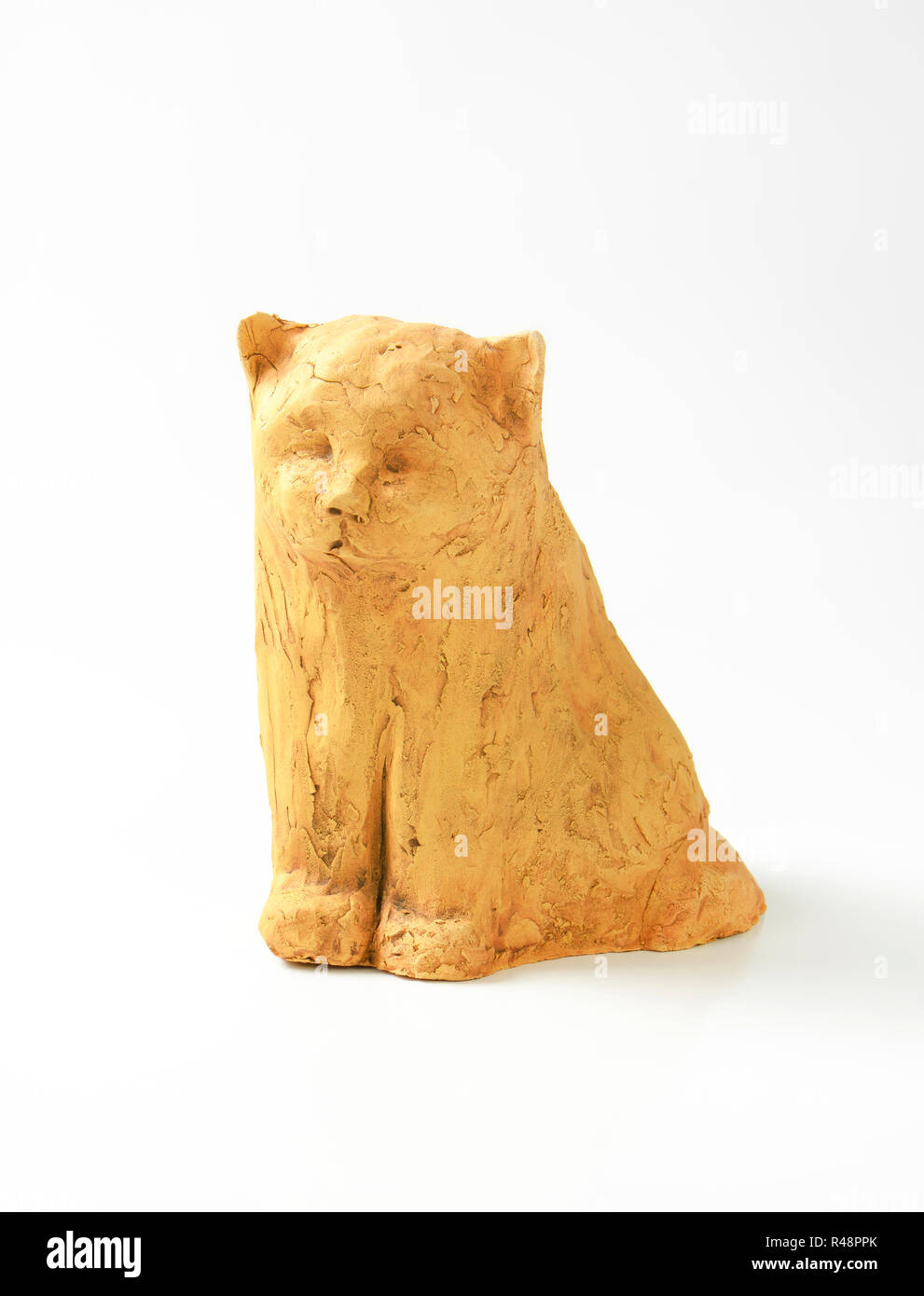 Handmade ceramic cat Stock Photo - Alamy