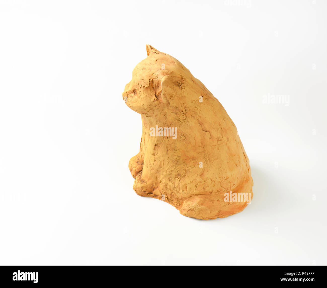 Handmade ceramic cat Stock Photo - Alamy