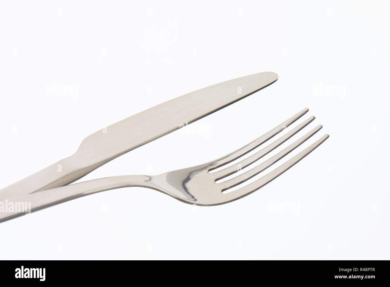 Fork and knife Stock Photo - Alamy