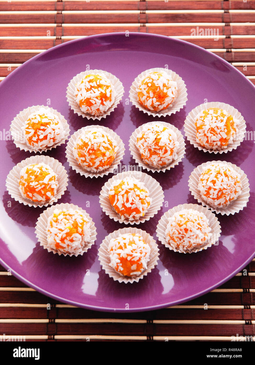 Homemade carrot candies,Homemade carrot candies Stock Photo - Alamy