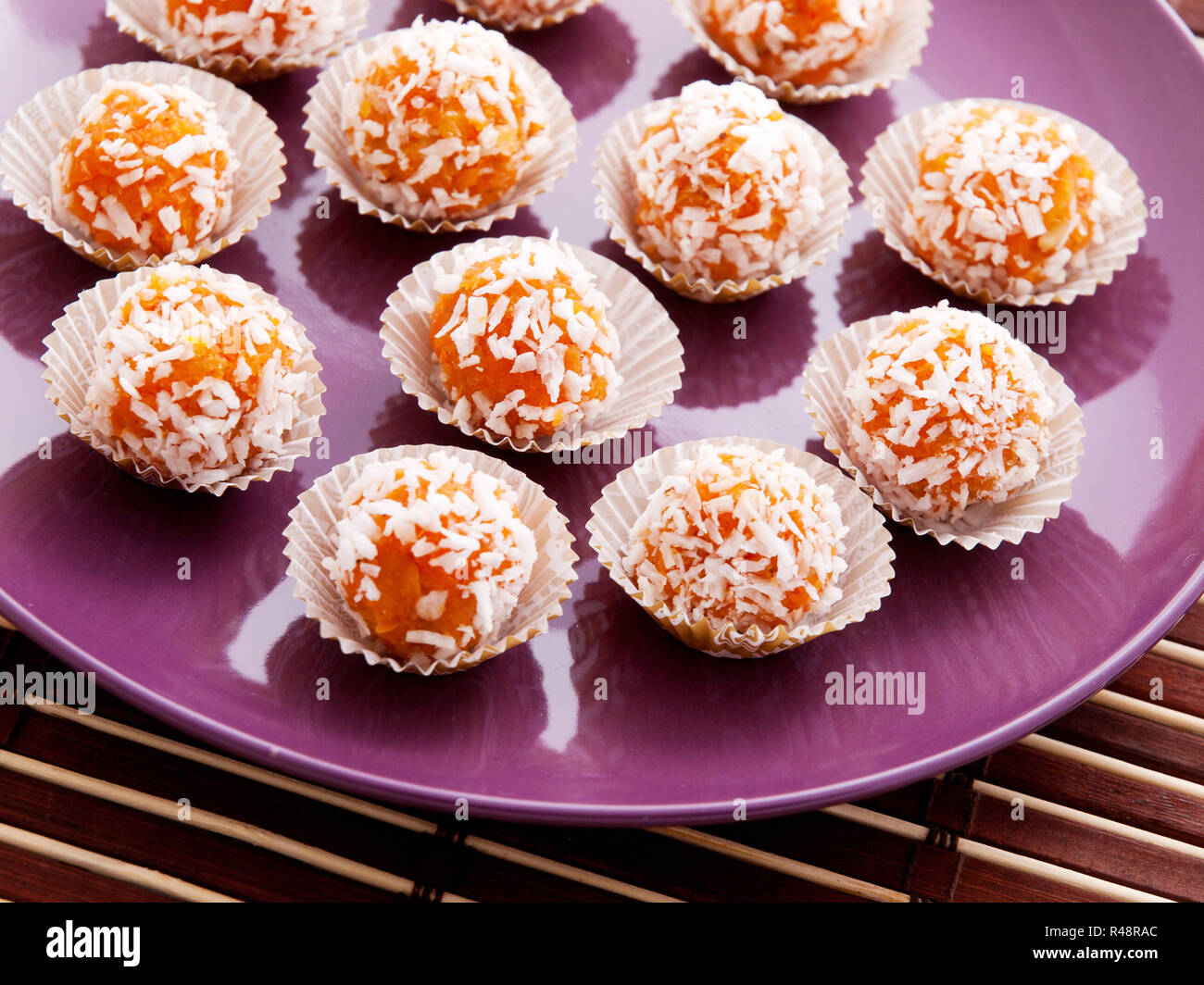 Homemade carrot candies,Homemade carrot candies Stock Photo - Alamy