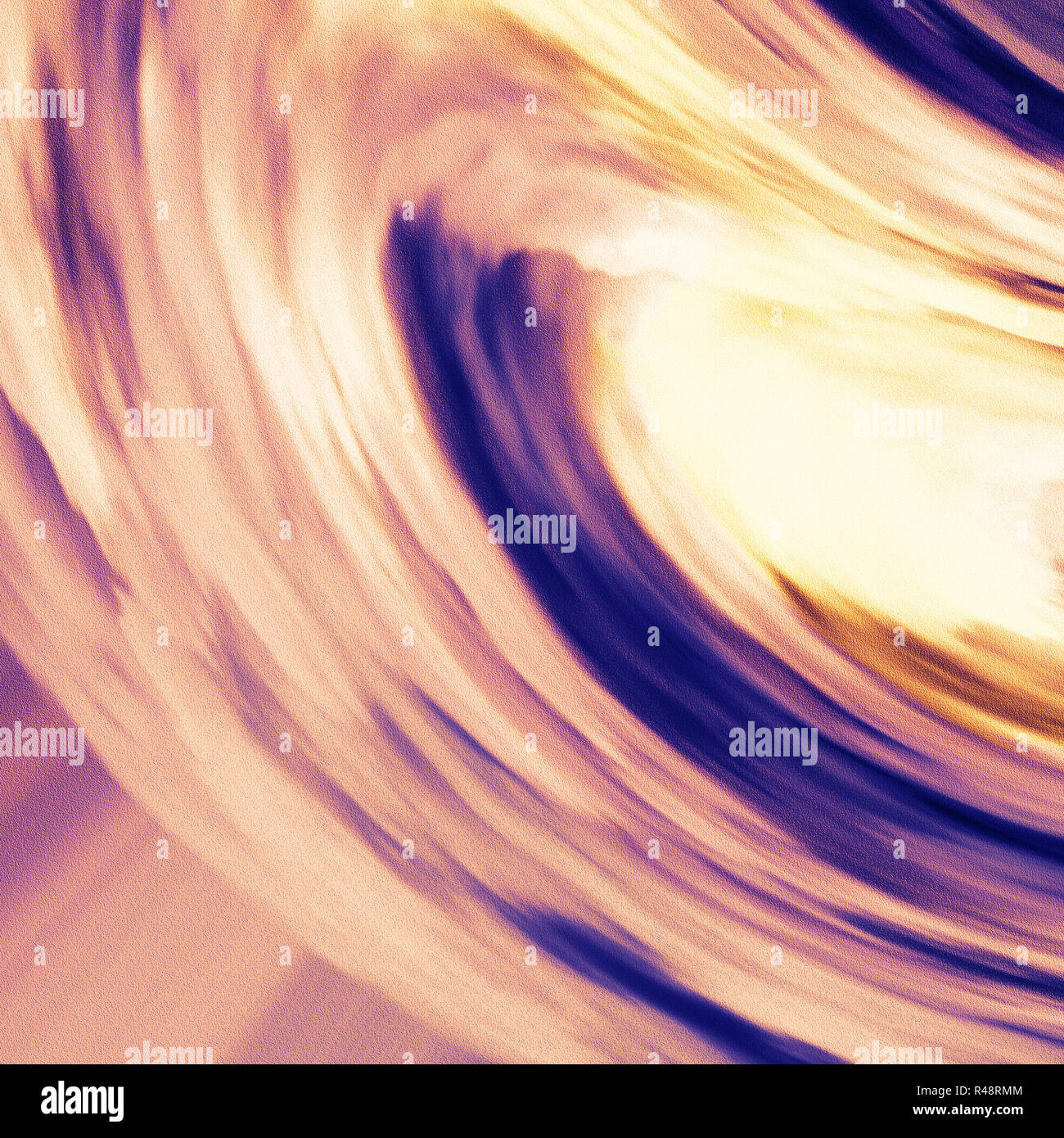 Abstract Colorful wavy theme design. Bright glowing canvas paint. Brush ...