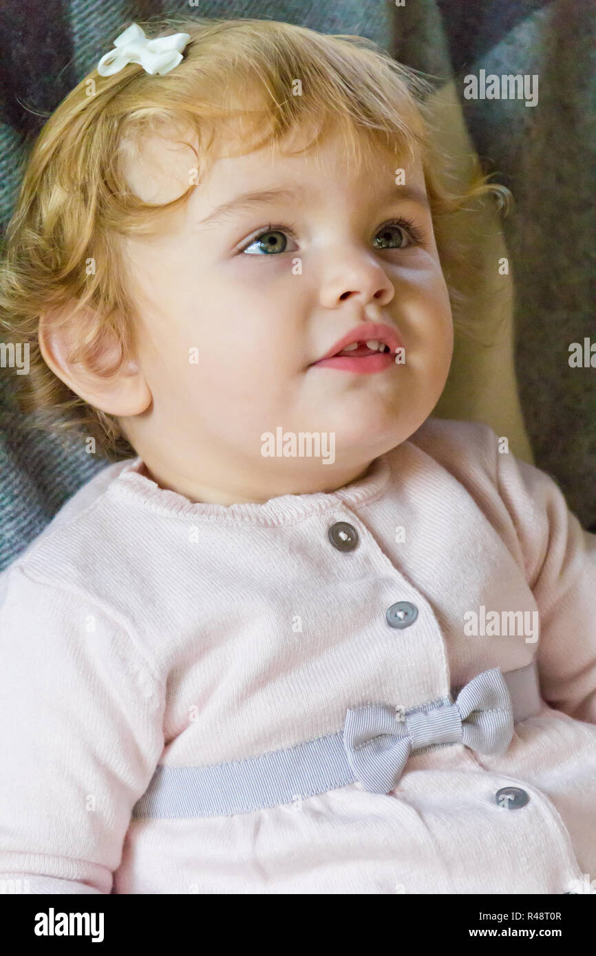 Cute smiling infant Stock Photo - Alamy