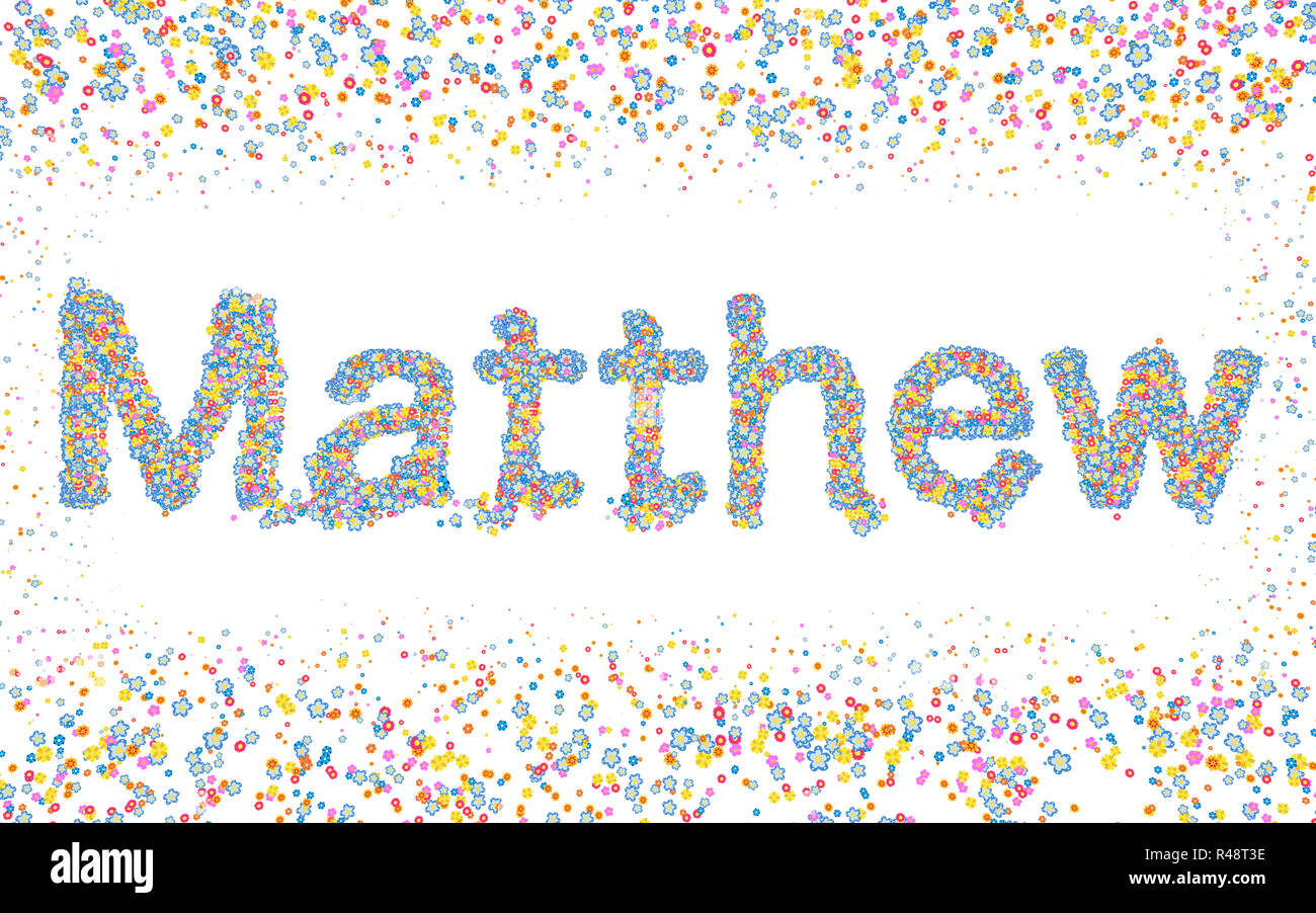 Matthew typography hi-res stock photography and images - Alamy