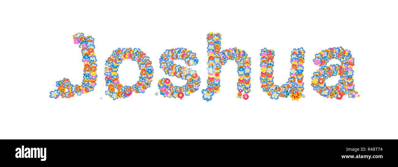 Joshua typography hi-res stock photography and images - Alamy