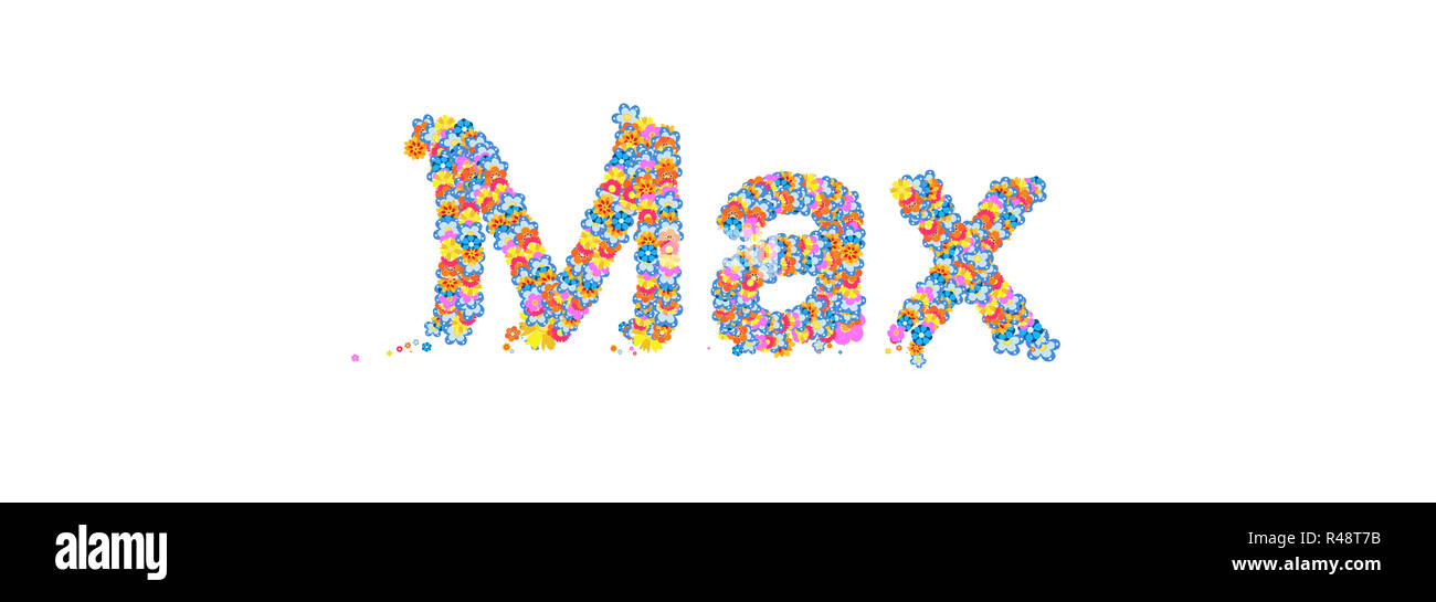 Max font hi-res stock photography and images - Alamy