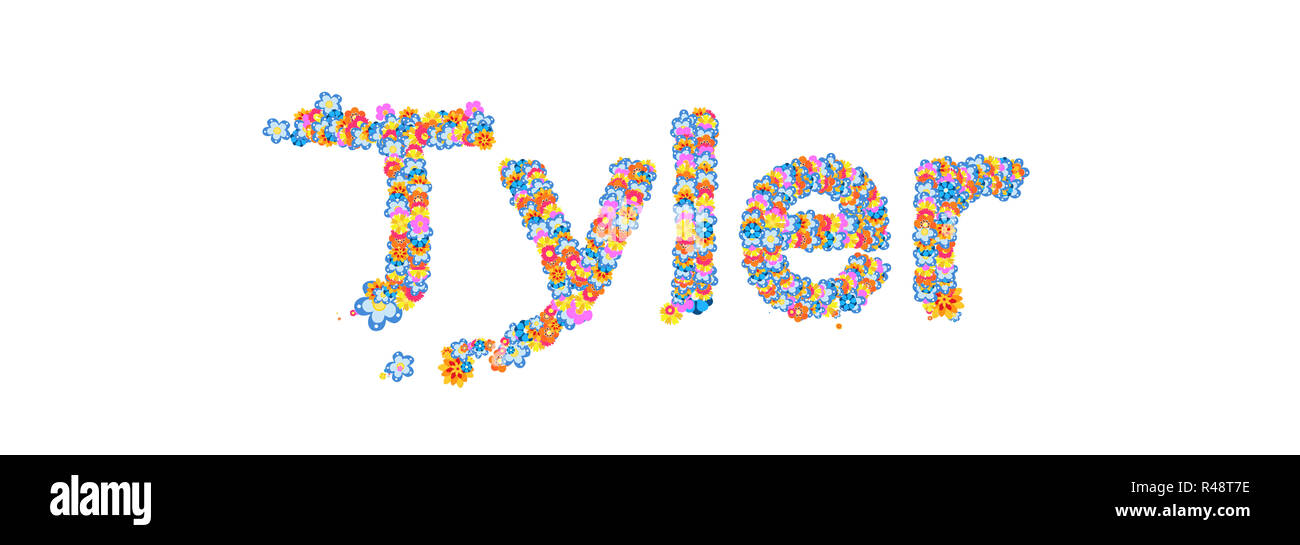 Bubble Letters Names Tyler